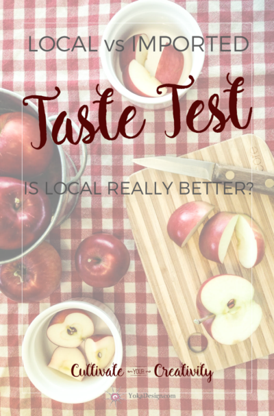 Taste Test Local vs Imported